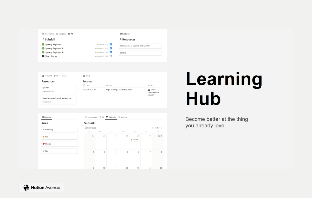 45+ Best & Free Notion Template for Students (Aesthetic & Functional)
